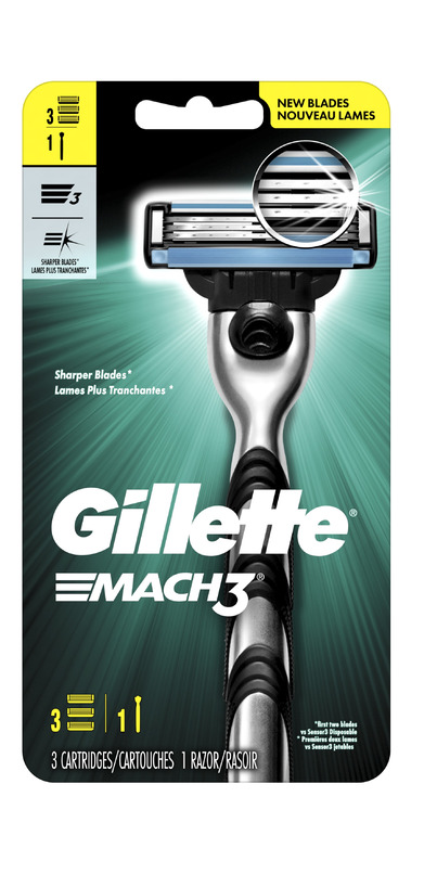 Buy Gillette Mach3 Men's Razor Handle & 3 Blade Refills at Well.ca ...