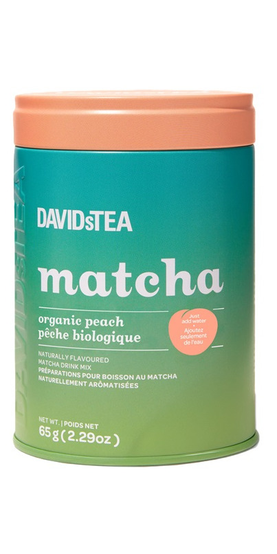 Buy DAVIDsTEA Organic Matcha Tin Peach at Well.ca | Free Shipping $35 ...