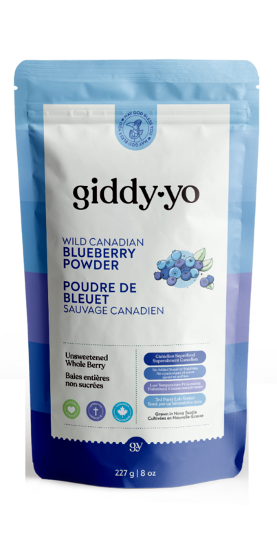 Buy Giddy Yo Wild Canadian Blueberry Powder at Well.ca | Free Shipping ...
