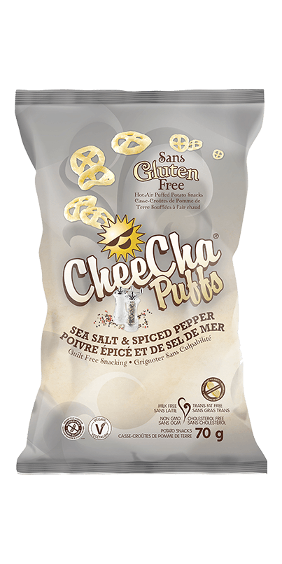 Buy CheeCha Potato Puffs Sea Salt & Spiced Pepper at Well.ca | Free ...