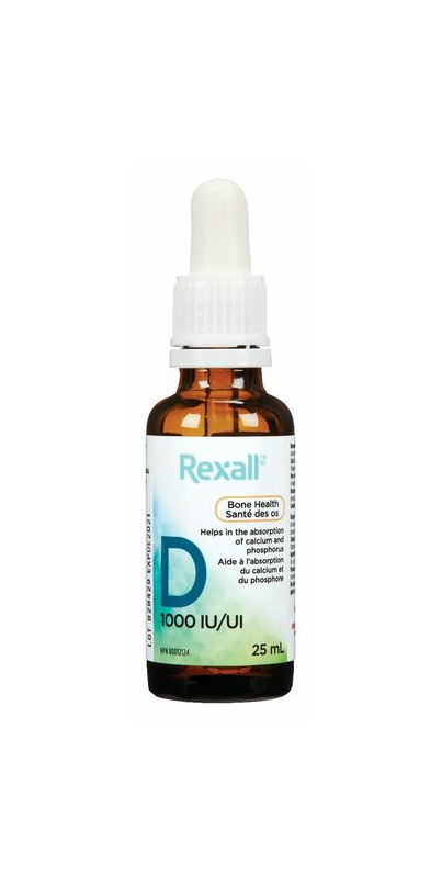 Buy Rexall Vitamin D Liquid at Well.ca | Free Shipping $35+ in Canada