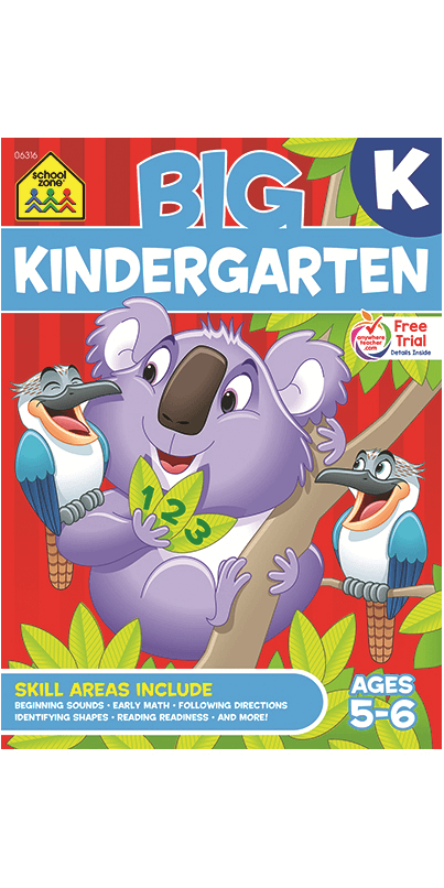 Buy School Zone Big Kindergarten Book at Well.ca | Free Shipping $35 ...