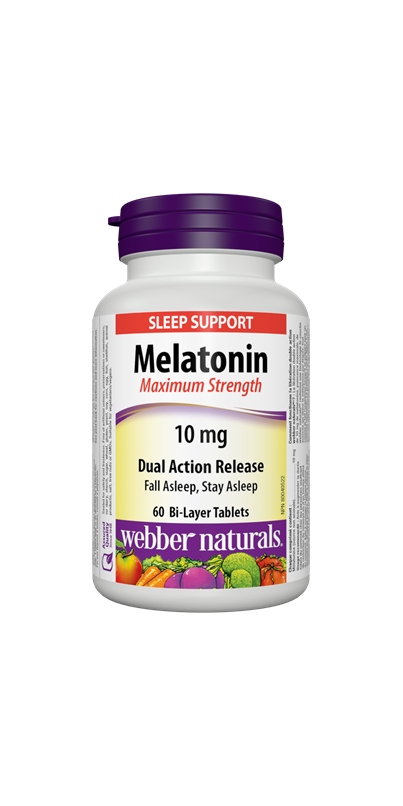 Buy Webber Naturals Melatonin 10mg Dual Action Release at Well.ca ...