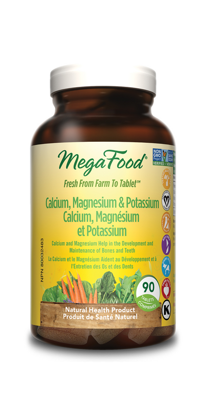 Buy MegaFood Calcium, Magnesium & Potassium at Well.ca | Free Shipping ...