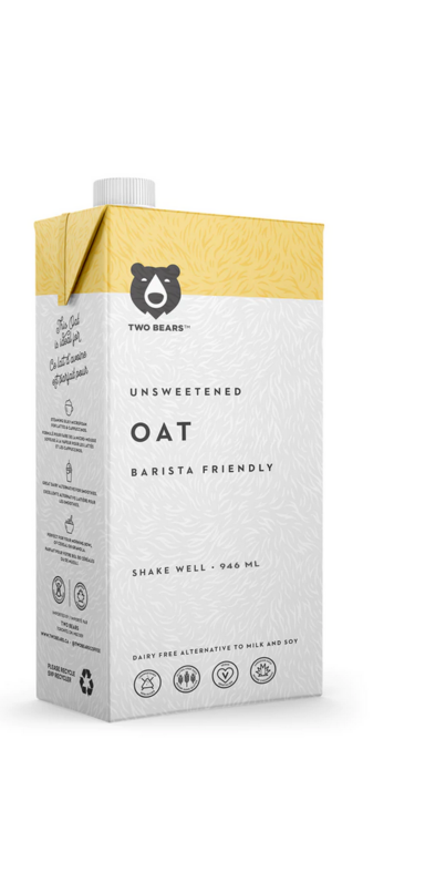 Buy Two Bears Unsweetened Oat Milk Barista Friendly at Well.ca | Free ...
