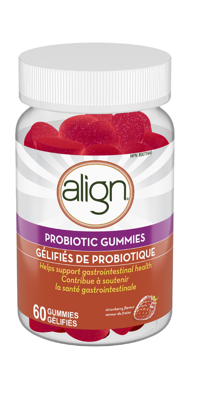 Buy Align Probiotic Strawberry Flavour Gummies from Canada at Well.ca ...