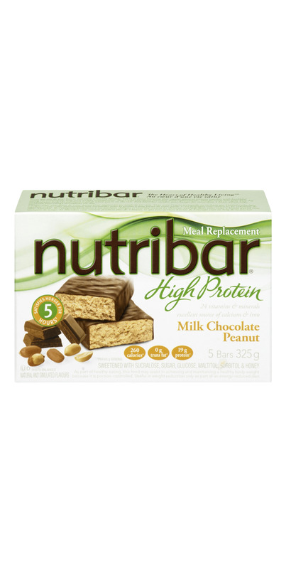 Achetez les barres Nutribar High Protein Milk Chocolate Peanut Bars ...