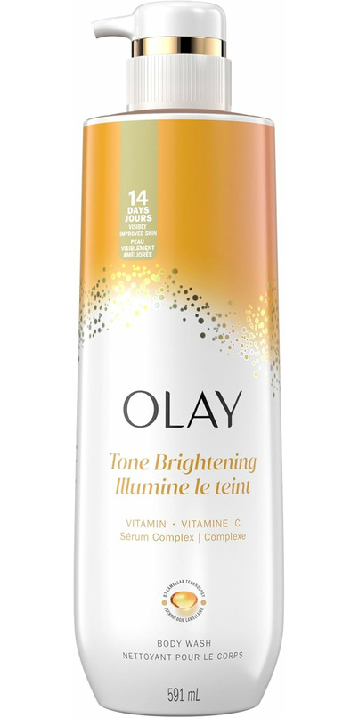 Achetez le gel douche Olay Tone Brightening avec de la Vitamine C à ...