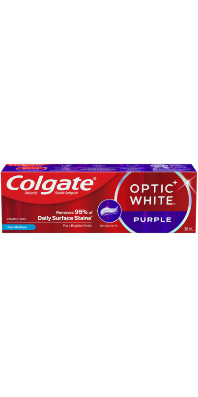 Buy Colgate Optic White Purple Toothpaste for Teeth Whitening Mint at ...