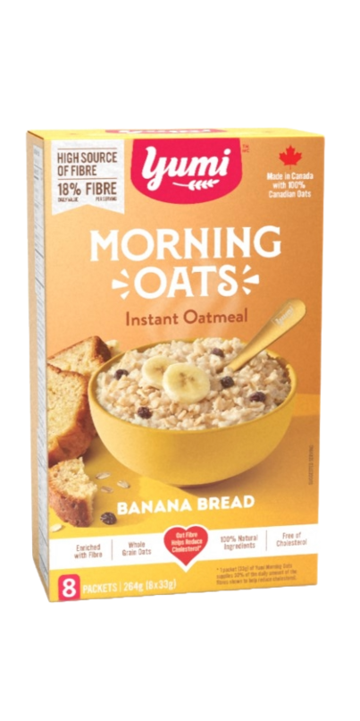 Buy Yumi Organics Instant Oatmeal Morning Oats Banana Bread at Well.ca ...