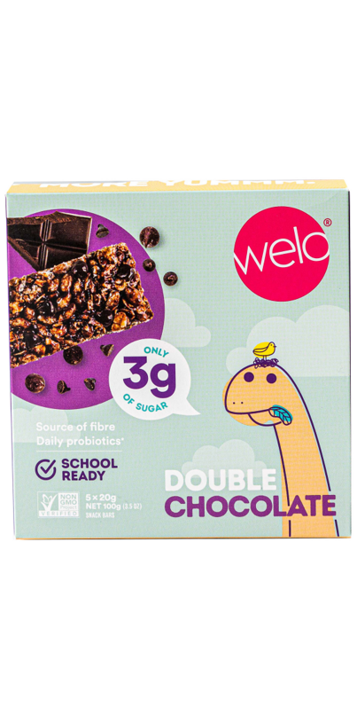 Buy Welo School Ready Snack Bar Double Chocolate at Well.ca | Free ...