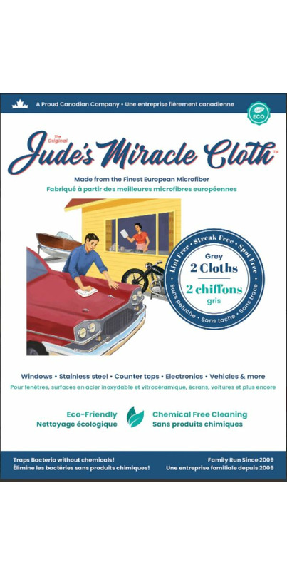 Buy Jude's Miracle Cloth Microfiber Cloth Set Grey at Well.ca | Free ...