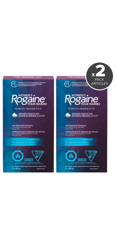 Buy Rogaine for Women Hair Regrowth Treatment Foam Bundle at Well.ca ...
