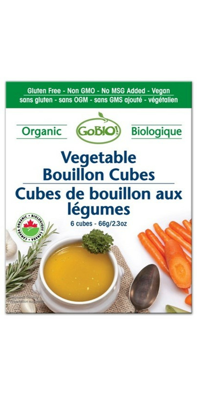 Buy GoBIO! Organic Vegetable Bouillon Cubes at Well.ca | Free Shipping ...