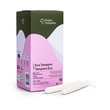 Buy Green Umbrella Eco Tampons with Applicator Light at Well.ca | Free ...