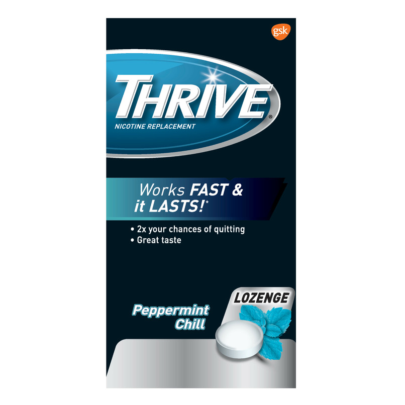 Buy Thrive 1mg Nicotine Replacement Lozenges Peppermint Chill at Well ...