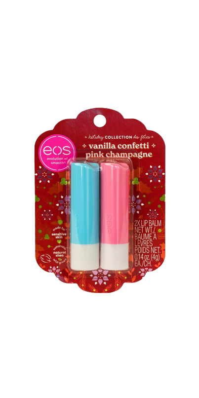 Buy eos Holiday Collection Vanilla Confetti & Pink Champagne Lip Balm ...