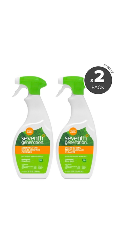 Buy Seventh Generation Multi-Surface Cleaner Lemongrass Citrus 2 Pack ...