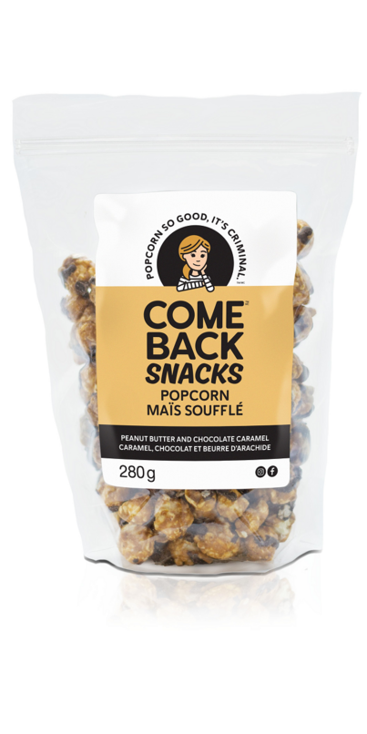 Buy Comeback Snacks Peanut Butter & Chocolate Caramel Popcorn at Well ...