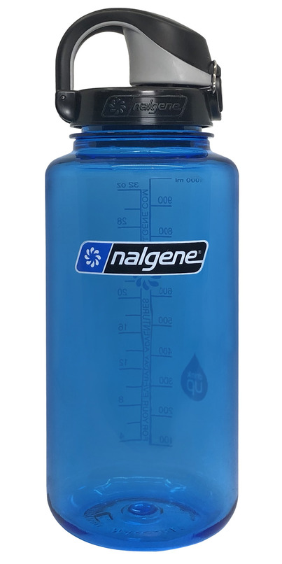 Buy Nalgene Sustain Water Bottle Wide Mouth Blue Slate with On the Fly ...