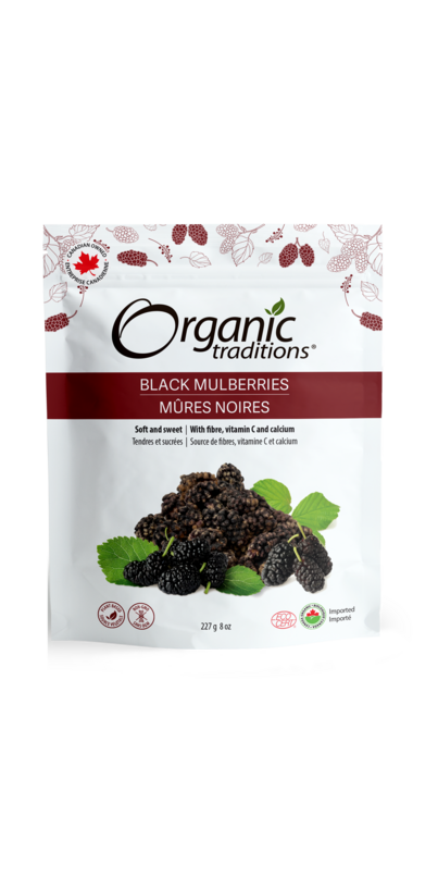 Buy Organic Traditions Black Mulberries at Well.ca | Free Shipping $35+ in Canada