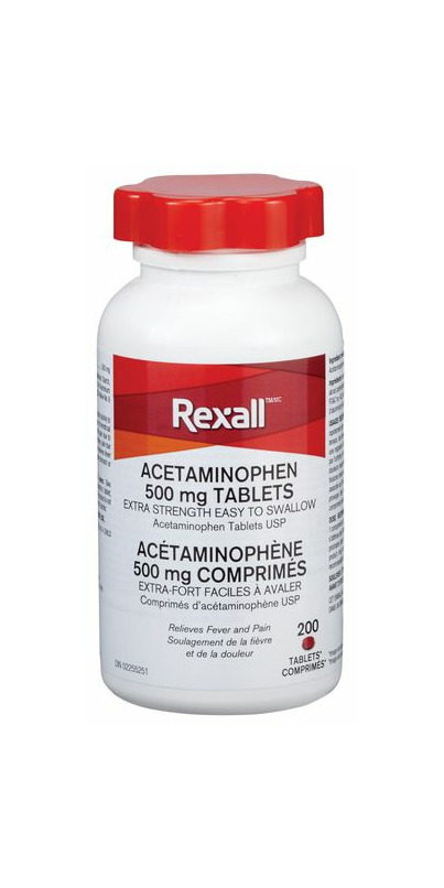 Buy Rexall Acetaminophen 500mg Tablets at Well.ca | Free Shipping $35 ...