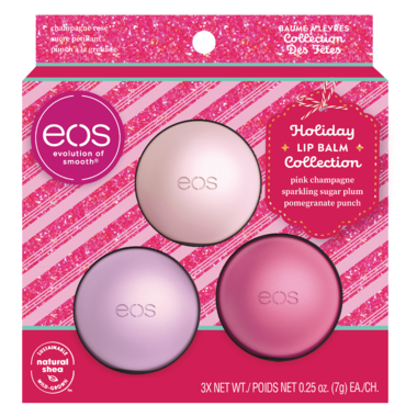 Buy eos Champagne Pomegranate SugarPlum Lip Balm Sphere Gift Set at ...