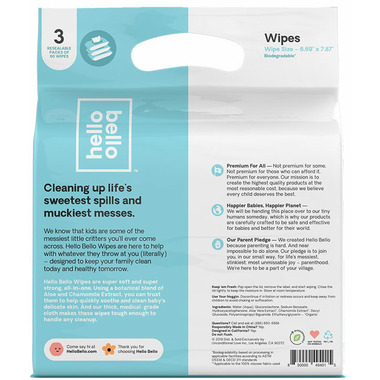 Buy Hello Bello Baby Wipes Triple Pack at Well.ca | Free Shipping $49 ...