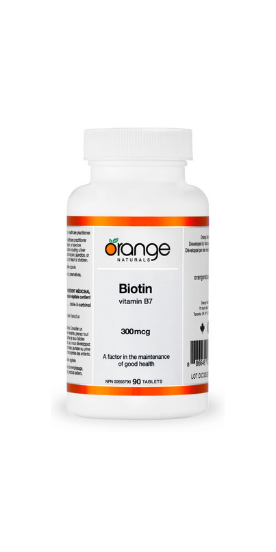 Buy Orange Naturals Biotin at Well.ca | Free Shipping $35+ in Canada