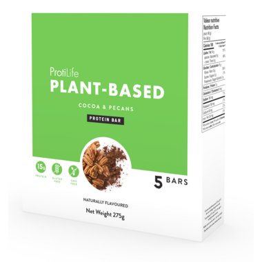 Buy ProtiLife Plant-Based Cocoa & Pecans Protein Bar Case at Well.ca ...
