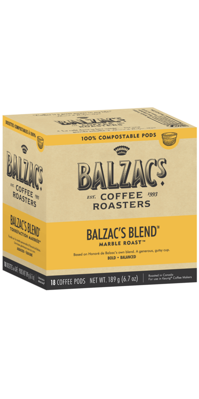 Buy Balzac's Coffee Roasters Balzac's Blend 100% Compostable Coffee Pod ...