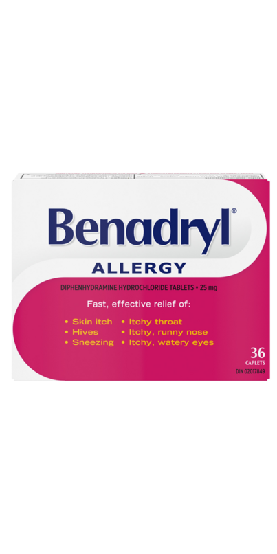 Buy Benadryl Caplet 25mg at Well.ca | Free Shipping $35+ in Canada