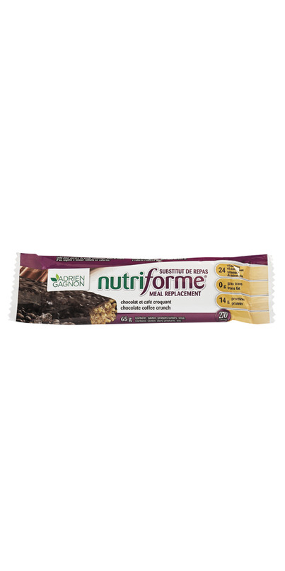 Buy Adrien Gagnon Nutriform Meal Replacement Bar Chocolate Coffee ...
