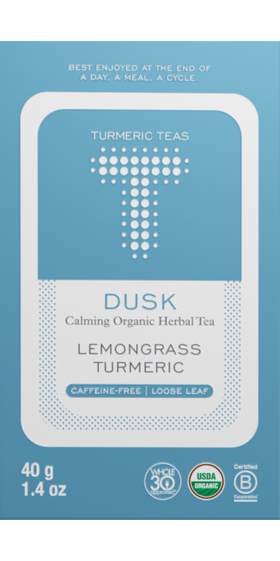 Buy Turmeric Teas Organic Dusk Turmeric Herbal Lemongrass Tea at Well ...