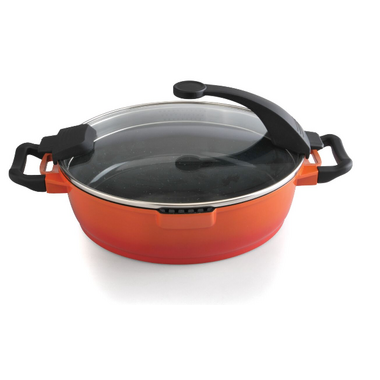 Buy BergHOFF Virgo 11 Inch Covered 2-Handle Deep Skillet 4.5Quart ...