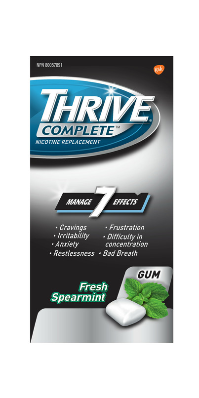 Buy Thrive Complete Nicotine Replacement Gum 4mg Fresh Spearmint at ...