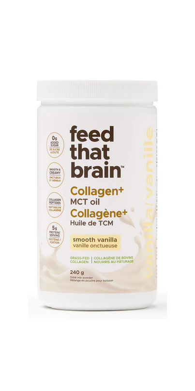 Buy Feed That Brain Collagen + MCT Drink Mix Powder Vanilla at Well.ca ...