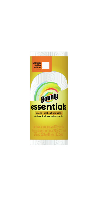 Buy Bounty Essentials Paper Towels White Regular Roll at Well.ca | Free ...