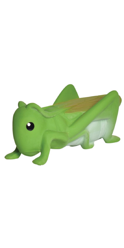 Buy Tikiri Grasshopper Natural Rubber Teether Rattle and Bath Toy at ...
