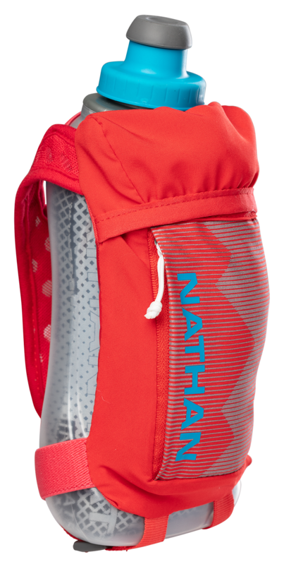 Buy Nathan QuickSqueeze Insulated Water Bottle Hibiscus/Blue Me Away at ...