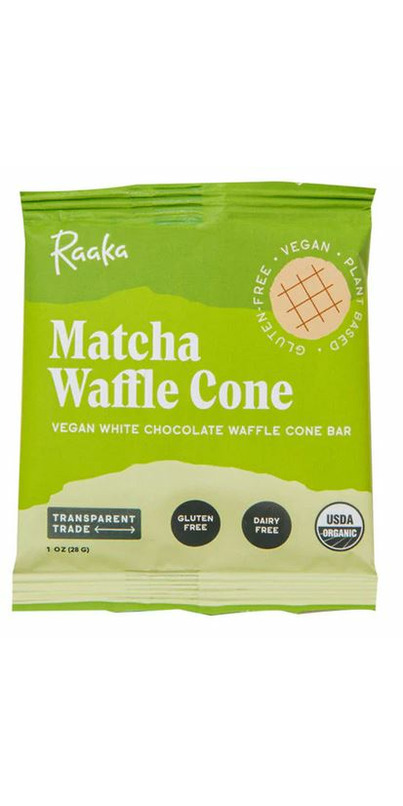 Buy Raaka Matcha Waffle Cone Bar White Chocolate Matcha at Well.ca ...