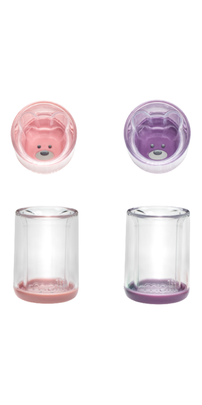 Achète Melii Double Walled Bear Cup Pink & Purple à Well.ca | Livraison ...