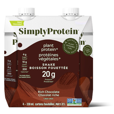 Buy Simply Protein Plant Based Protein Shake Rich Chocolate at Well.ca ...