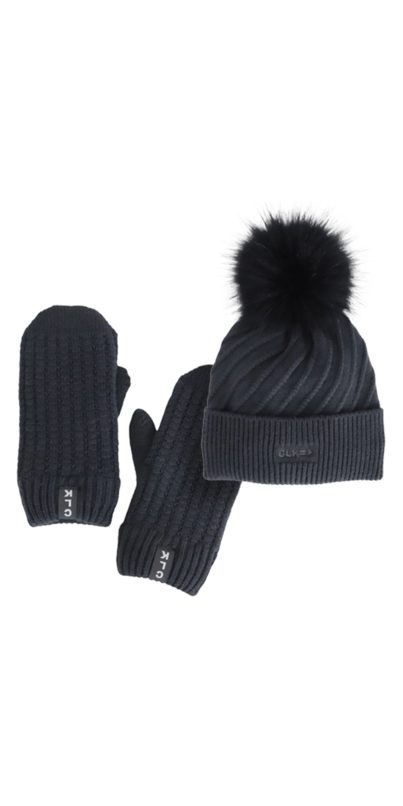 Achetez le pack Calikids PomPom Hat and Glove Black Ink chez Well.ca ...