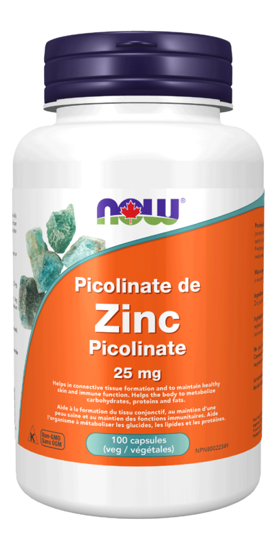 Buy NOW Zinc Picolinate 25mg at Well.ca | Free Shipping $35+ in Canada