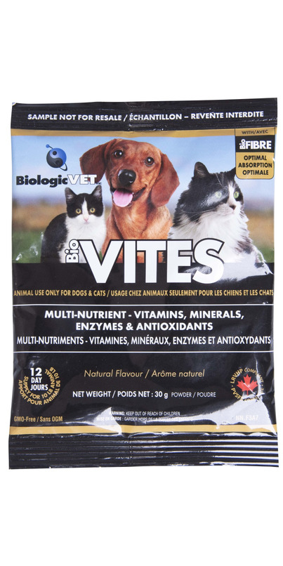Buy BiologicVET BioVITES Vitamin & Mineral Food Supplement Sample at ...