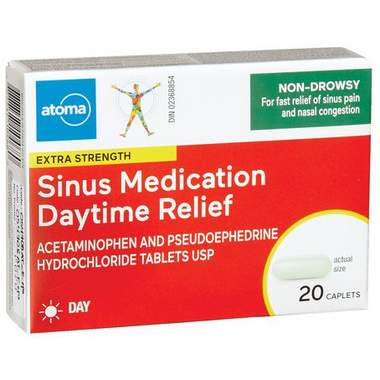 Buy atoma Sinus Medication DayTime Relief Extra Strength Non Drowsy at ...