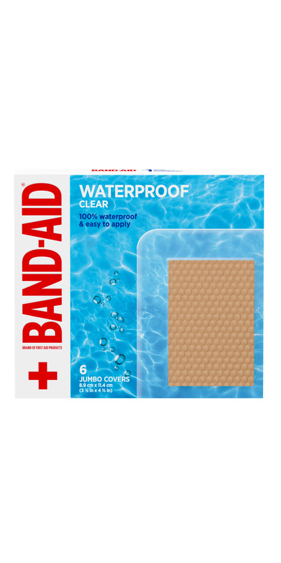 Buy Band-Aid Waterproof Clear Adhesive Bandages Jumbo at Well.ca | Free ...