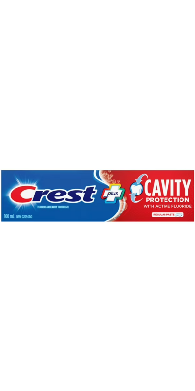 Buy Crest Plus Cavity Protection with Active Fluoride Regular ...