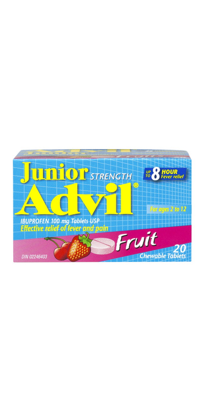 Buy Advil Junior Strength Chewables Fruit at Well.ca | Free Shipping ...